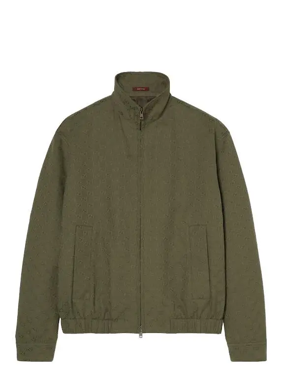 Gucci Gg Canvas Bomber Jacket - Green