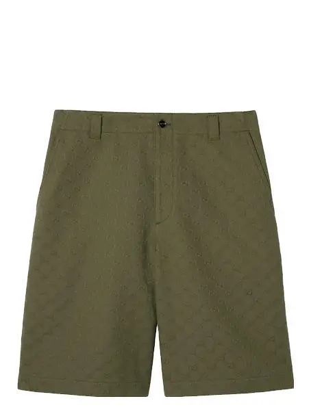 Gucci Gg Canvas Shorts - Green