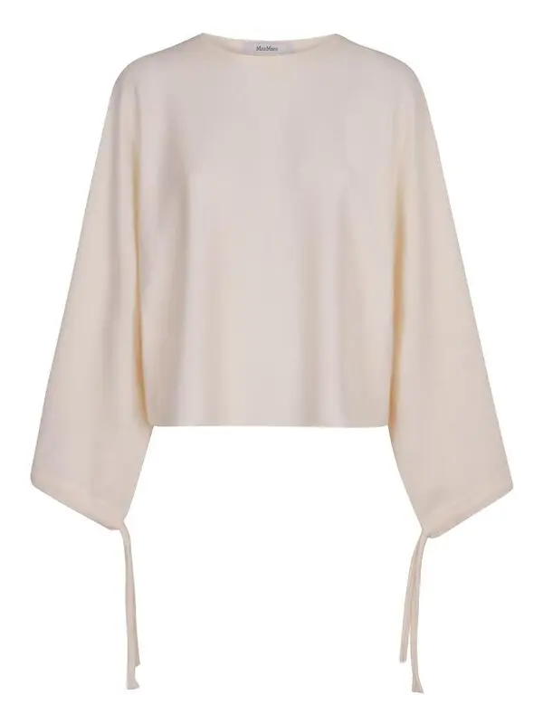 Max Mara Frais Fine-knit Sweater - White
