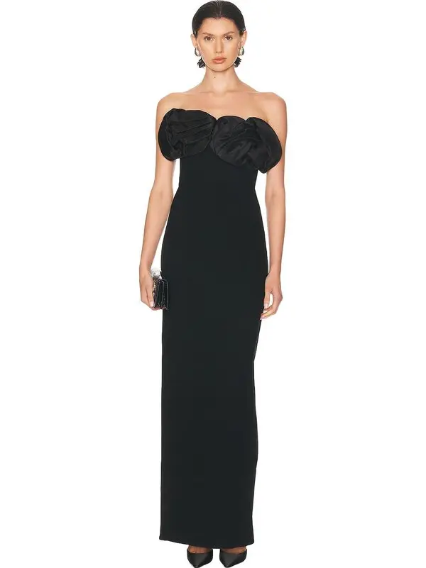 Rachel Gilbert Levi Gown - Black