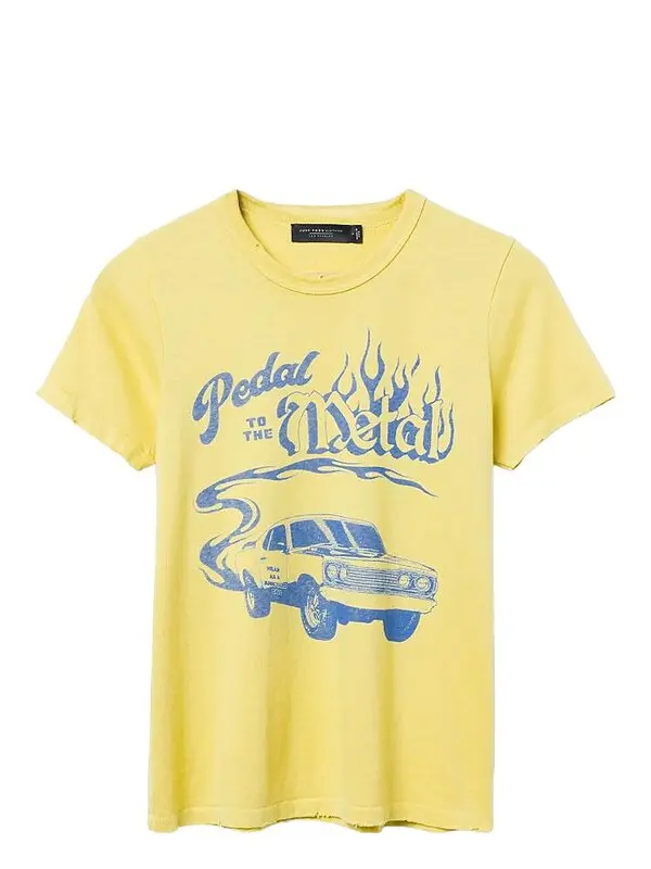 Junk Food Clothing Pedal To The Metal Original Tee - Dusty Citron