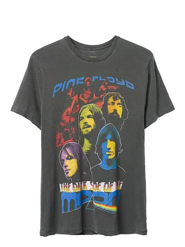 Junk Food Clothing Dark Side Of The Moon Vintage Tee - Vintage Black
