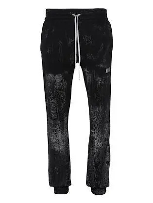 Amiri Cracked Dye Logo Pants - Black