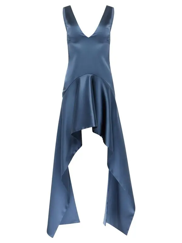 JW Anderson Draped Mini Dress - Blue