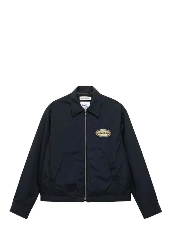 StÜssy X Our Legacy Work Shop Blouson Jacket - Midnight Nylon Taffeta