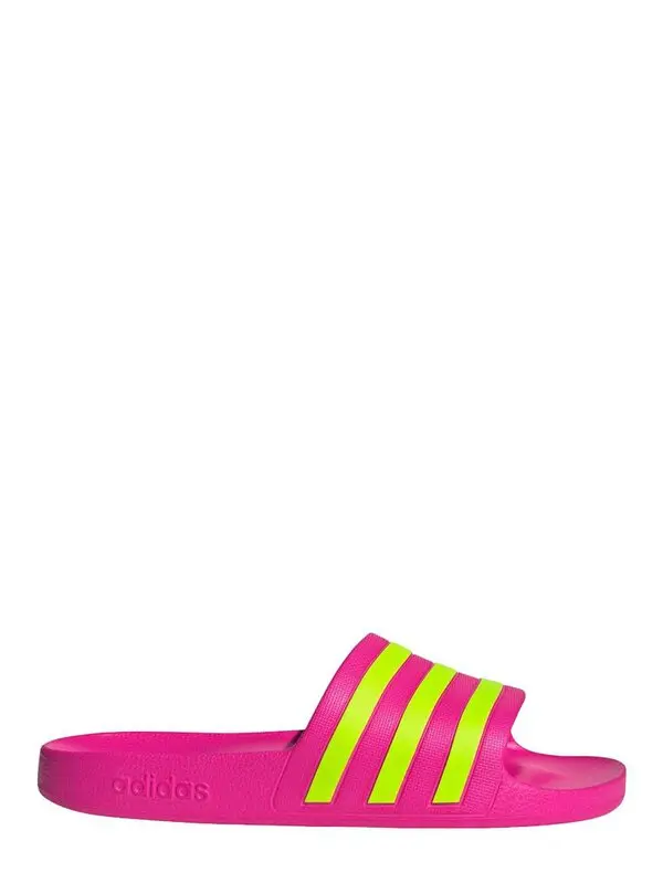 Adidas Adilette Aqua Slides - Shock Pink/solar Slime