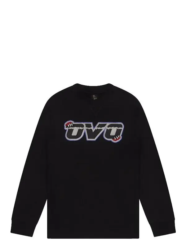 OVO Jurassic Park Runner Crewneck Sweatshirt - Black