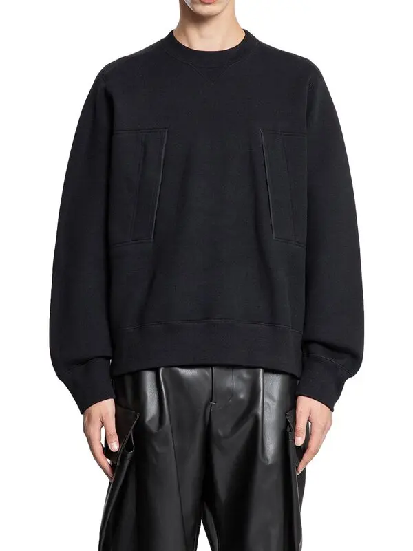 Sacai Sponge Sweat Pullover - Black