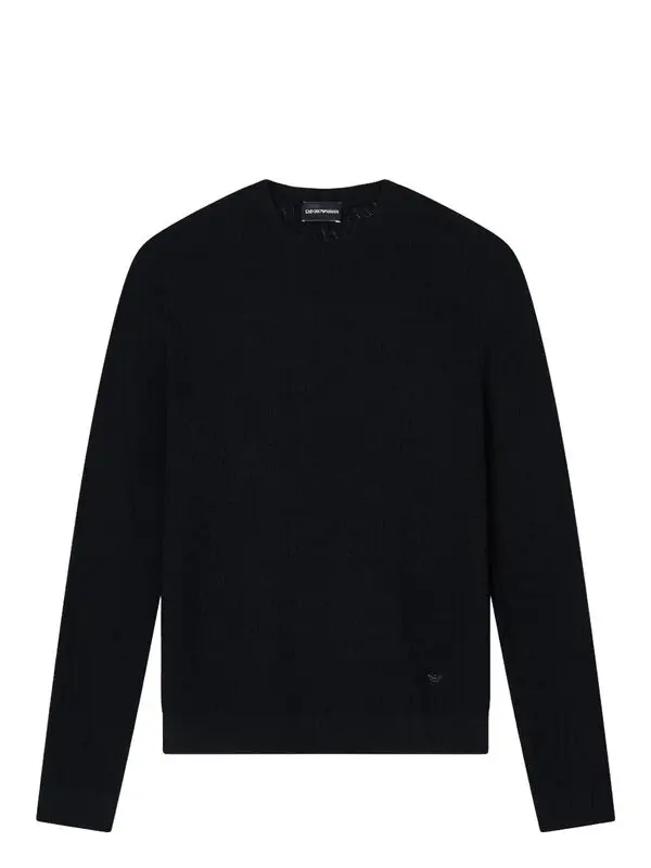 Emporio Armani Round Neck Sweater - Black