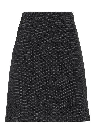 OTTOD'AME Flared Mini Skirt - Black