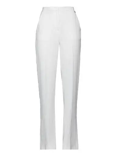 LIU •JO Straight-leg Twill Pants - White