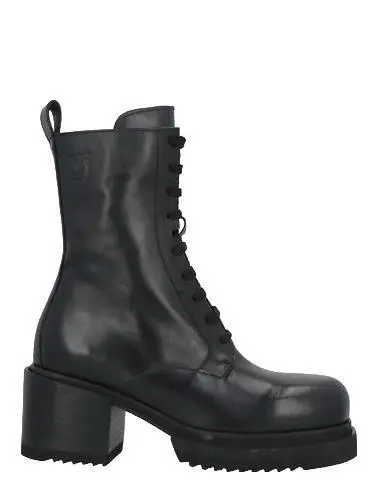 Pinko Leather Ankle Boots - Black