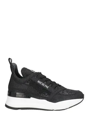RUCOLINE Sneakers In Calfskin And Textile Fibers - Black