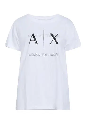 Armani Exchange Logo-print Cotton T-shirt - White