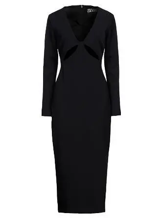 Versace Midi Bodycon Dress - Black