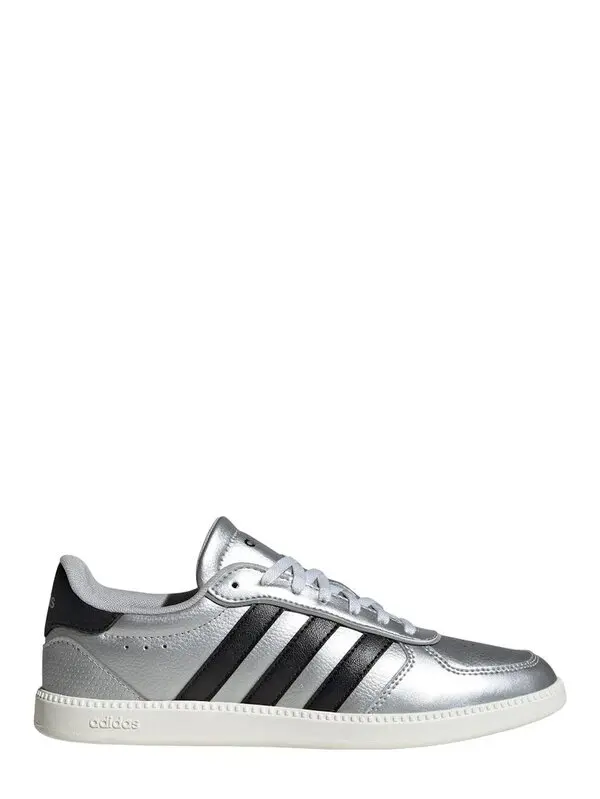 Adidas Breaknet Sleek Sneakers - Matte Silver/core Black/off White