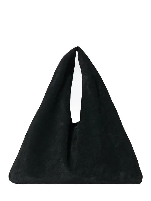 THE ROW Small Bindle Bag - Black Suede