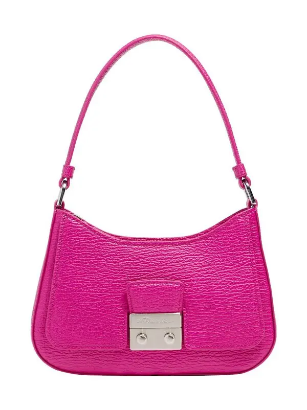 3.1 Phillip Lim Pashli Pebbled-leather Shoulder Bag - Fuchsia