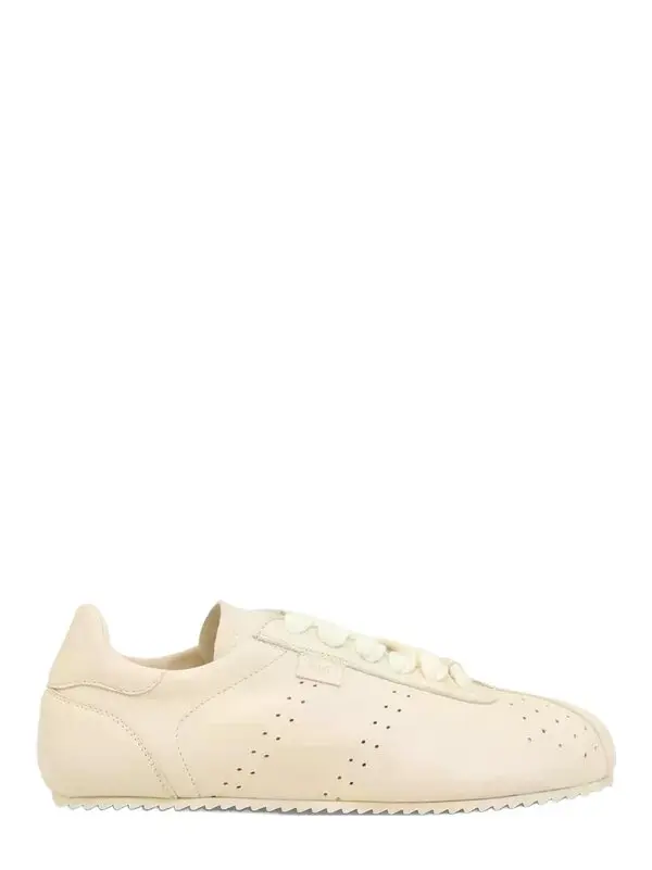 Ami Soft Leather Low-top Sneakers - Neutrals