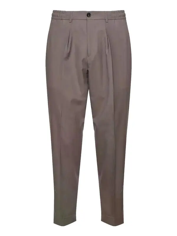 BE ABLE Elasticated-waist Trousers - Brown