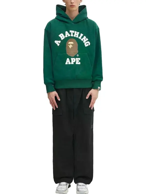 A BATHING APE Logo-print Hoodie - Grn