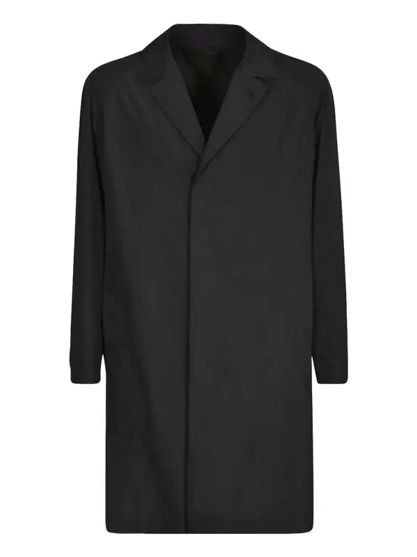 Prada Lapel-collar Coat - Blue