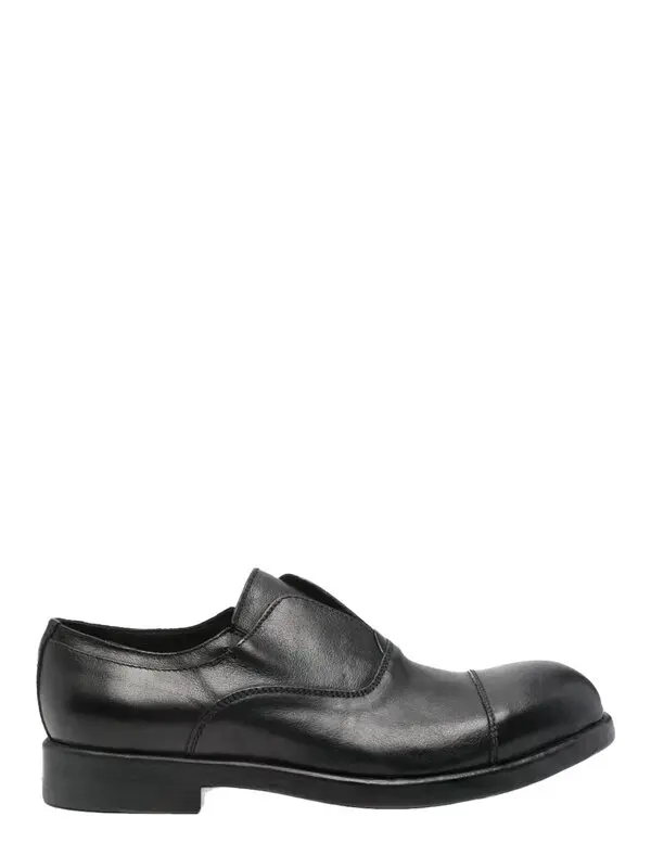 LEQARANT Leather Loafers - Black