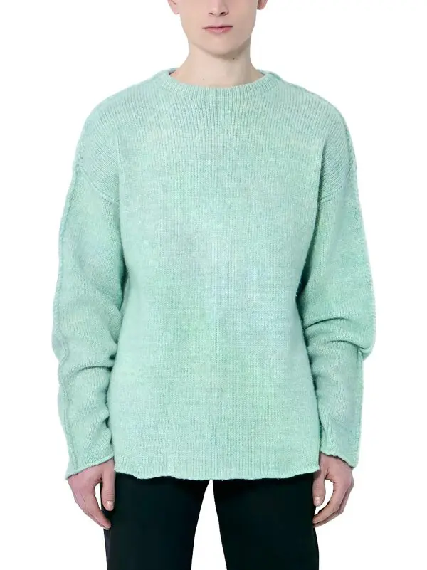 THE ROW Ribbed Knit Sweater - Green