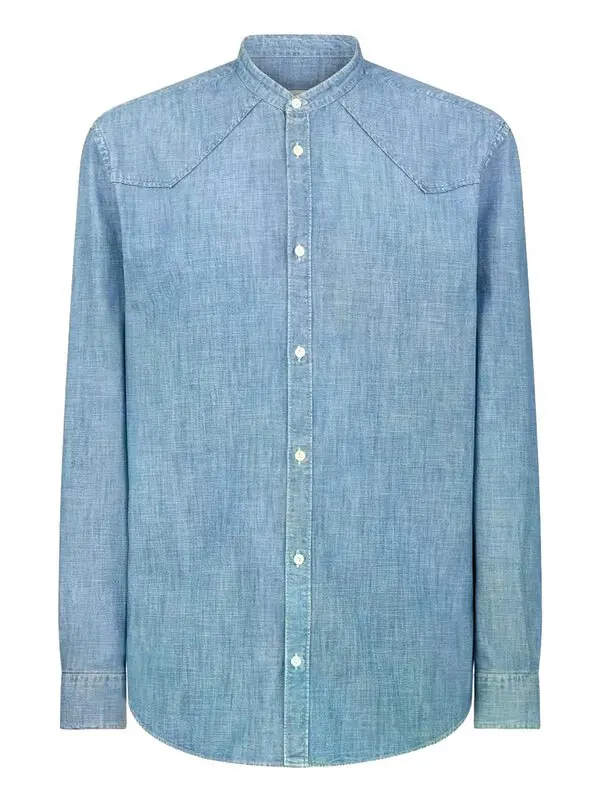 DONDUP Buttoned Denim Shirt - Blue