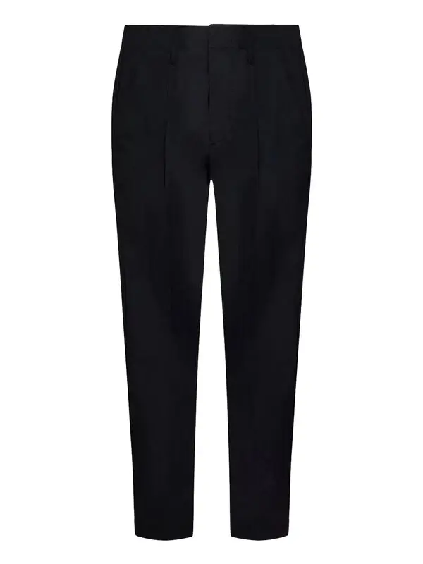 DONDUP Pleated Trousers - Black