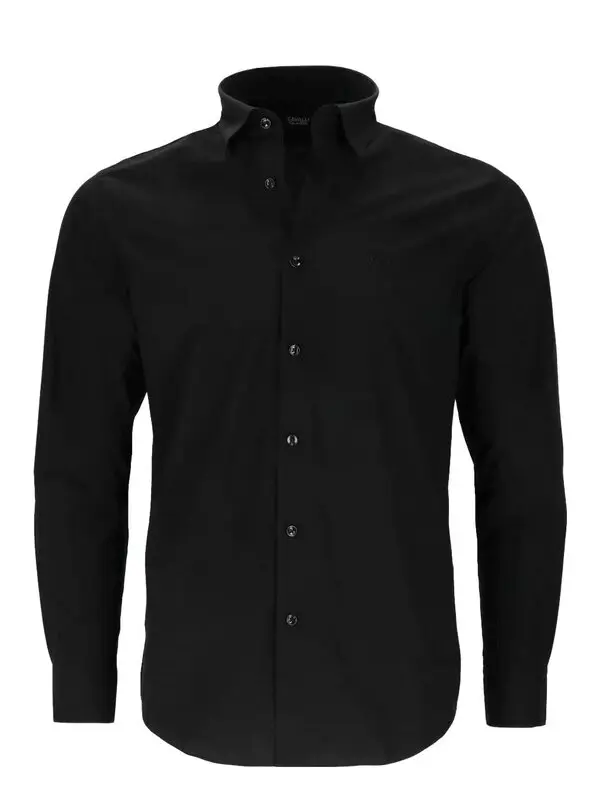 Roberto Cavalli Long-sleeve Button-fastening Shirt - Black
