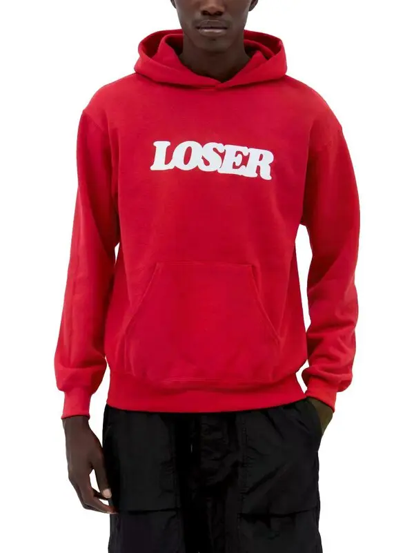 CONNIE COSTAS Printed Hoodie - Red