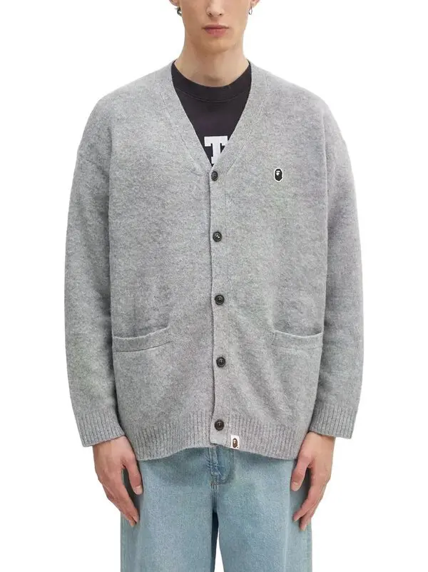 A BATHING APE Button-up Cardigan - Grey