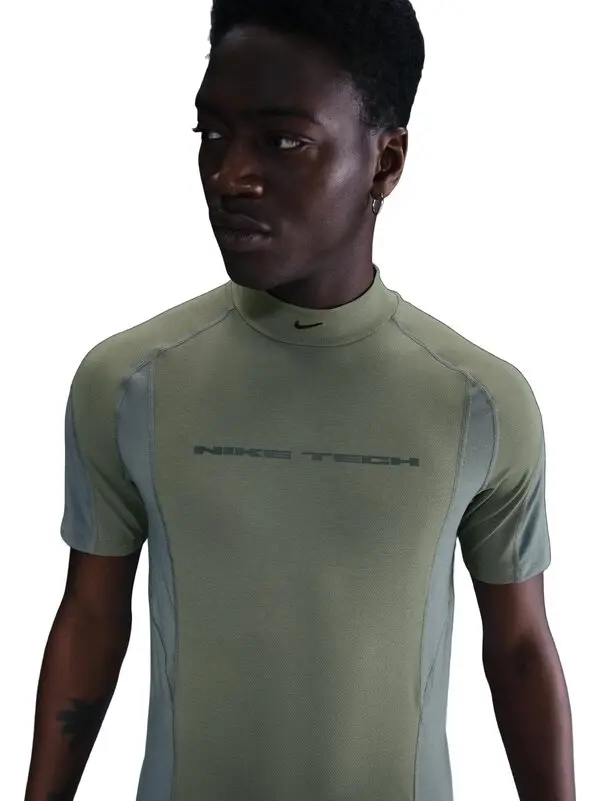 Nike Dri-fit Short-sleeve Base Layer - Green