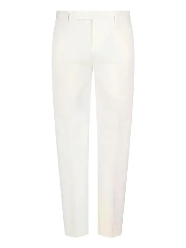 PT TORINO Pressed-crease Trousers - White