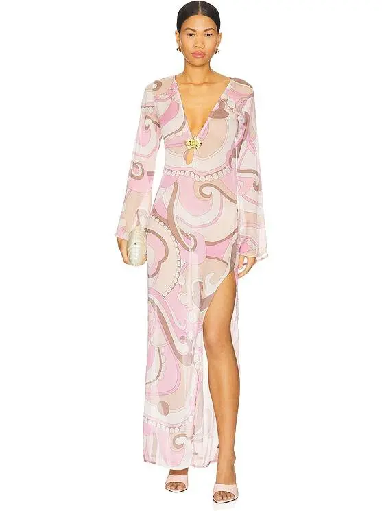 CIN CIN Hotline Orchid Maxi Dress - Antibes