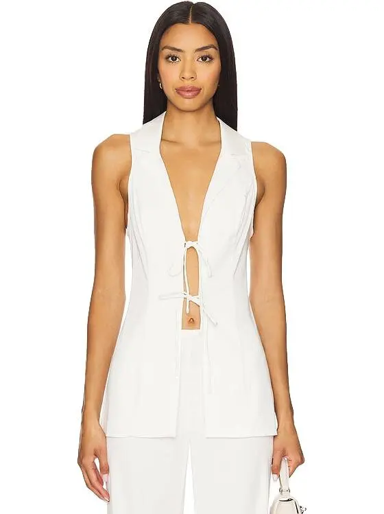 House Of Harlow 1960 X Arlo Vest Top - Ivory