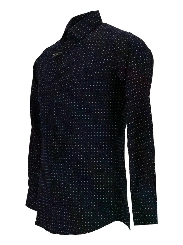Scotch & Soda Multi-pattern Cotton Shirt - Blue