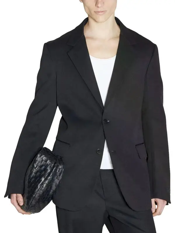 LANVIN Two-button Notched-lapel Jacket - Black
