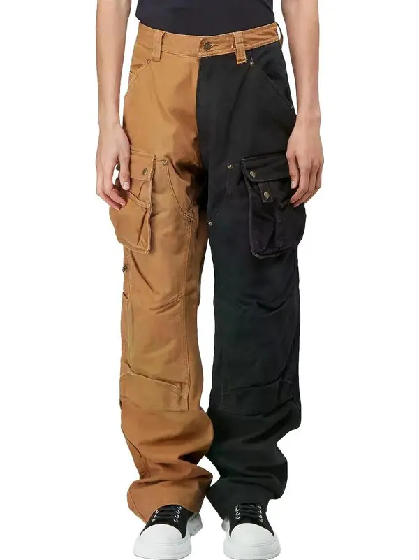 (DI)VISION Two-tone Cargo Trousers - Beige