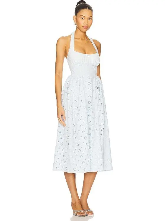 Majorelle Cassia Midi Dress - Baby Blue