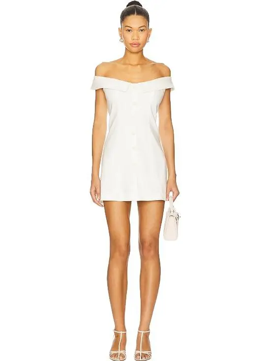 Majorelle Sky Mini Dress - Ivory