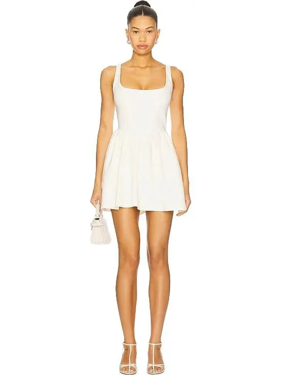 MORE TO COME Lorena Mini Dress - Ivory