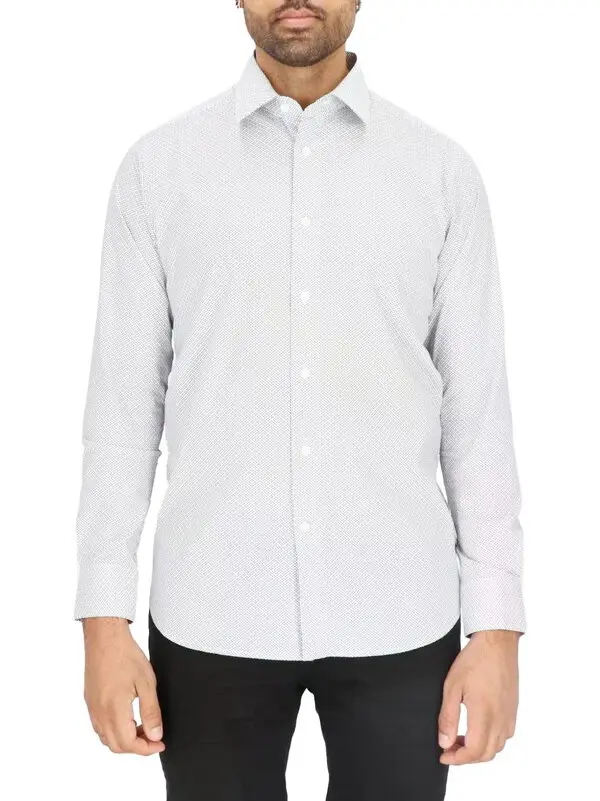 Scotch & Soda Geometric-print Shirt - White