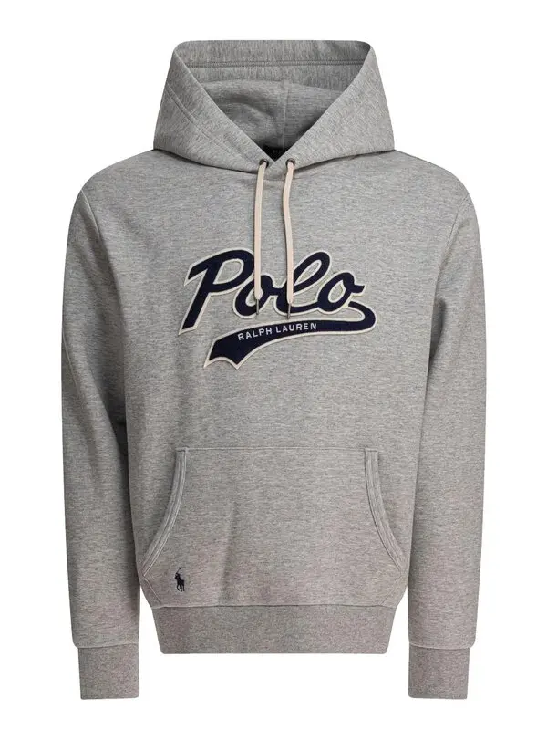 Polo Ralph Lauren Relaxed Fit Logo Hoodie - Grey