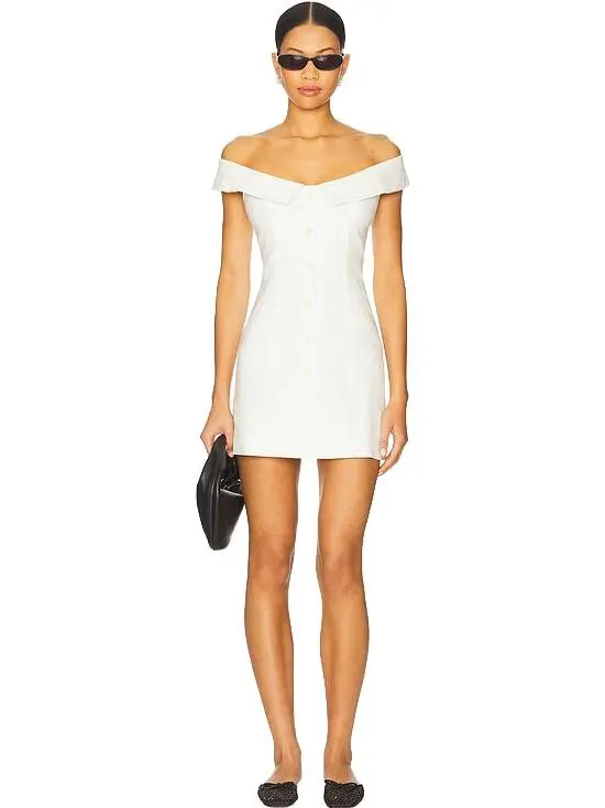 Majorelle Sky Mini Dress - Ivory