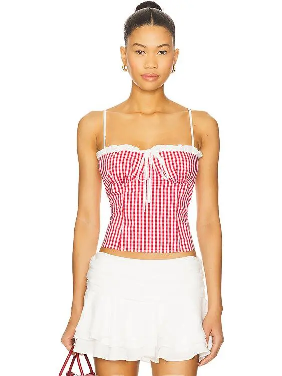 MORE TO COME Beckie Top - Red