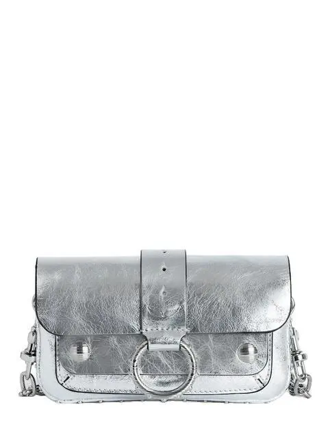 Zadig&Voltaire Kate Wallet Vintage Metal Bag - Silver