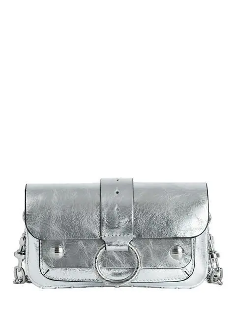 Zadig&Voltaire Kate Wallet Vintage Metal Bag - Silver