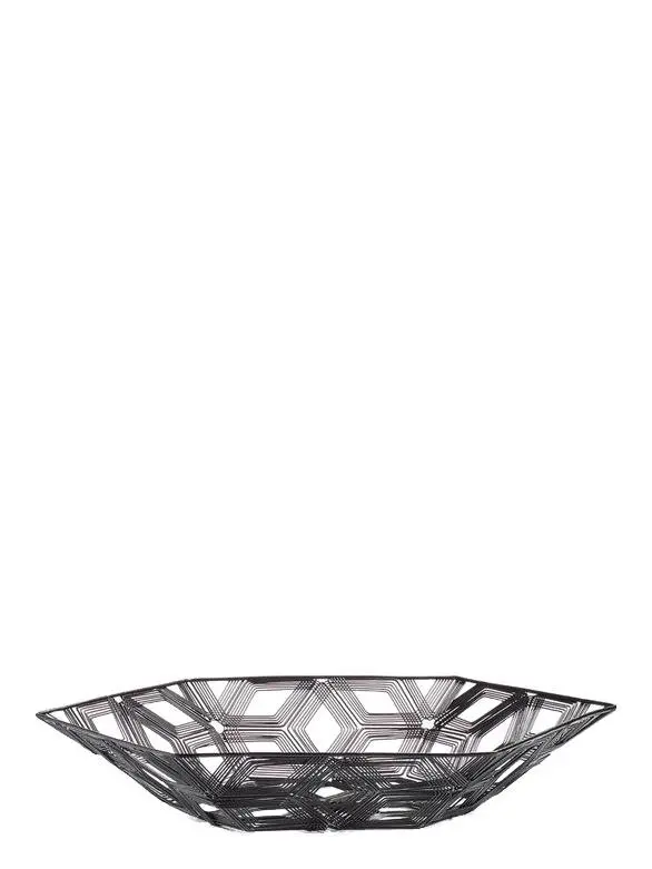 Natori Naga Hexagon Wire Tray - Black